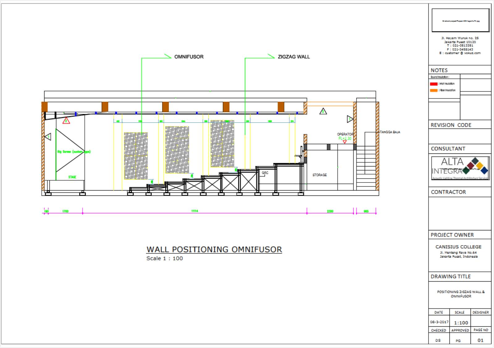 Desain Arsitektural Akustik Pada Ruang Audio Video Kolese Kanisius ...